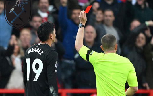 Alvarez’s Red Card Woes Highlight Growing Discipline Crisis at West Ham