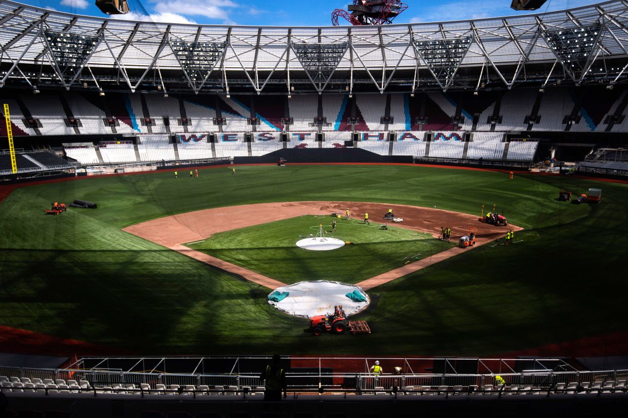 London Stadium Baseball Transformation Revealed West Ham News 