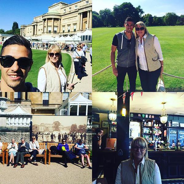 Lanzini visits the Queen with his Mum - West Ham News
