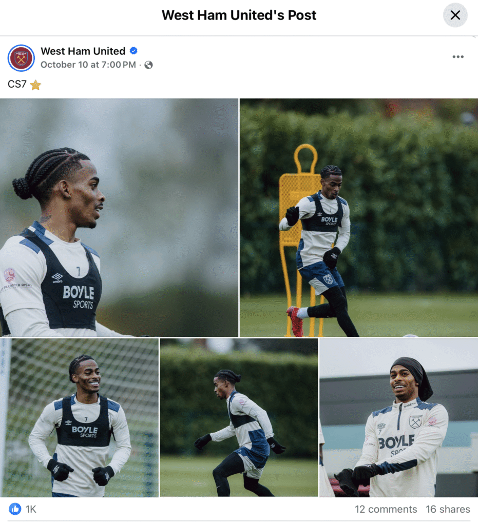 Rush Green images dispel injury story | West Ham News - West Ham News